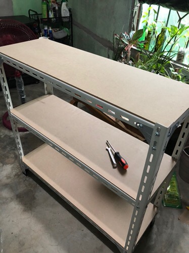 3-Tier Shelf Shelving Storage Unit Organizer 3ft x 3ft x 1ft | Shopee ...