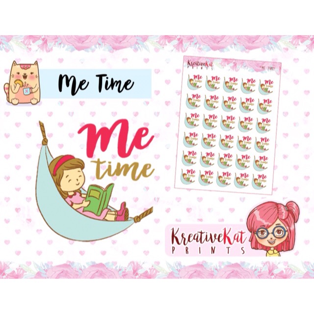 Planner Stickers - ME TIME | Shopee Philippines