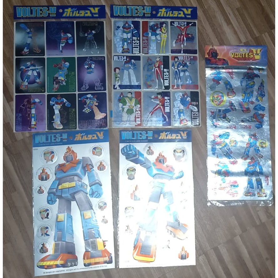 Voltes V stickers 5 different design | Shopee Philippines