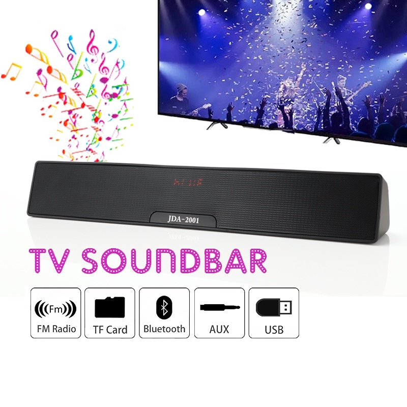 Bluetooth Speakers Desktop PC Computer Speaker Soundbar HiFi Stereo ...