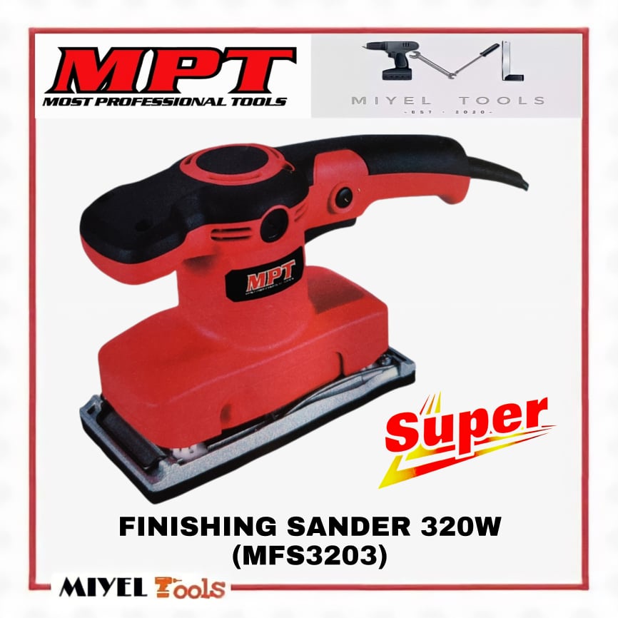 MPT Finishing Sander 320W (MFS3203) | Shopee Philippines