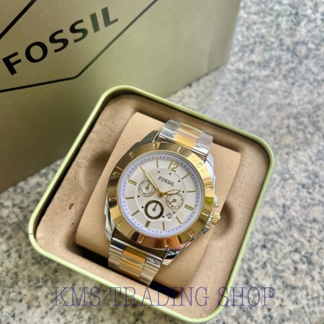 NEW! FOSSIL Watch for Men with DATE Quartz Japan Movement free paper ...