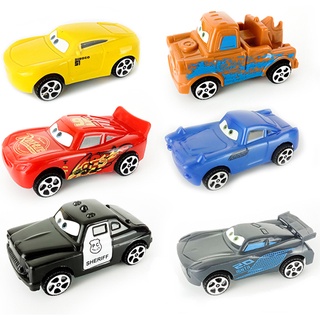 6PCS Set Pixar Cars Action Toy Figures Lightning McQueen Model | Shopee ...