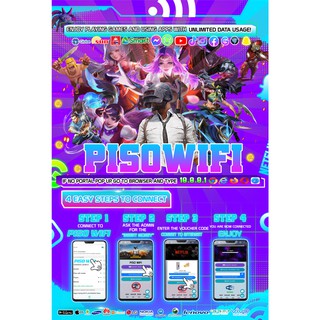 Piso Wifi Tarpaulin WIFI NG BAYAN 4 Different Designs READ DISCRIPTION ...