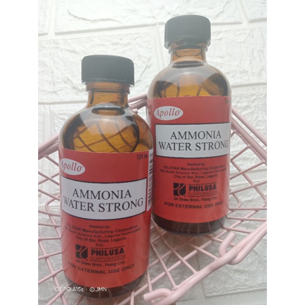 APOLLO AMMONIA STRONG WATER 120ml. | Shopee Philippines
