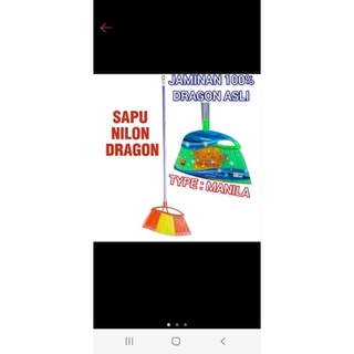 Dragon Color Manila Broom / Floor Broom / Nylon DRAGON Broom | Shopee ...