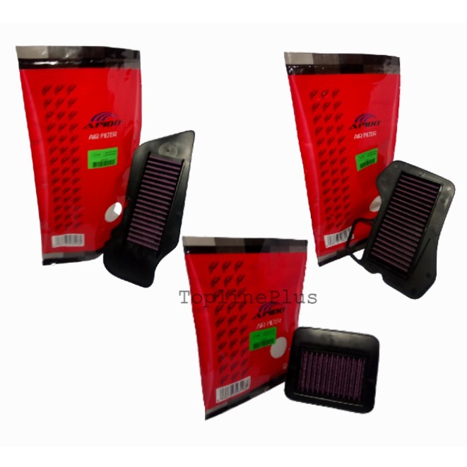 Air Filter Racing Washable - Apido( Mio, Wave, Raider, Aerox, Click ...