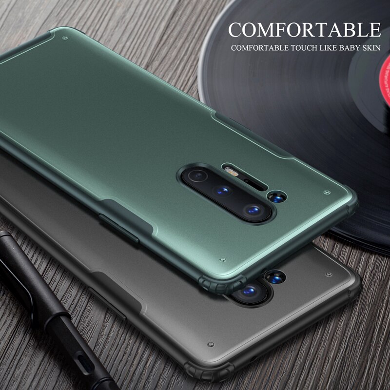 OnePlus 8 Pro Case Cover Soft TPU Frame Solid Color Silky Touch Matte ...