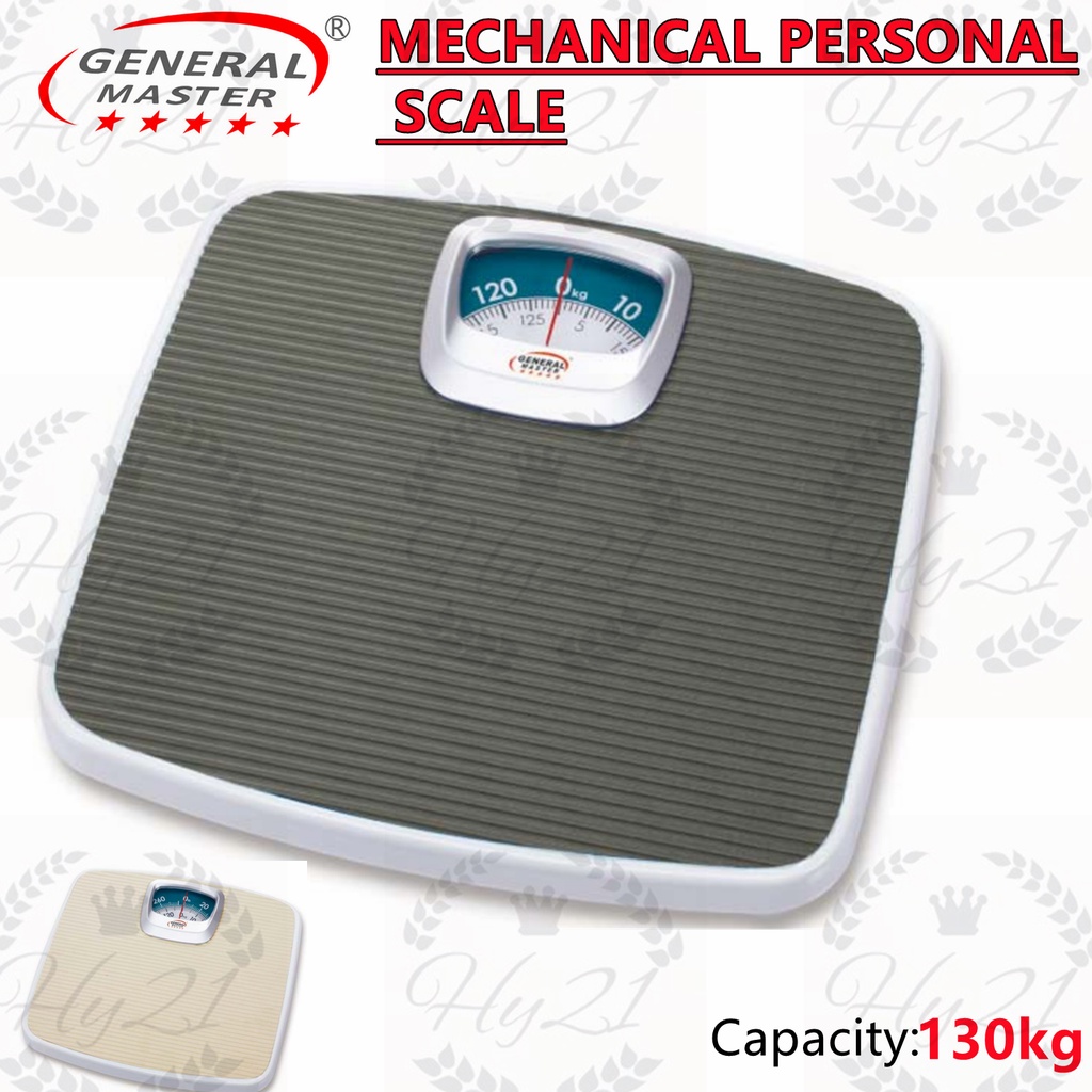 General Master Mechanical Personal Scale (Bathroom Scale) 130 Kg GMBR ...