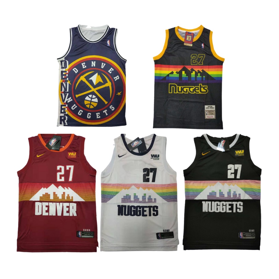 BASKETBALL JERSEY DENVER NUGGETS 27 JAMAL MURRAY HIGH QUALITY | Shopee ...