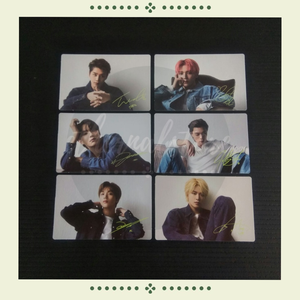 Pc NCT 127 Nature Republic Denim Taeyong Taeil Johnny Japan - Manila Store