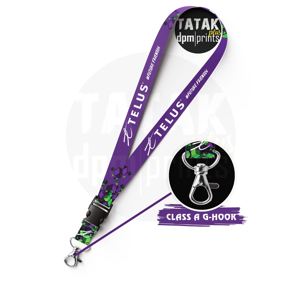 Telus Lanyard Sublimation Id lace Id cord Sling | Shopee Philippines