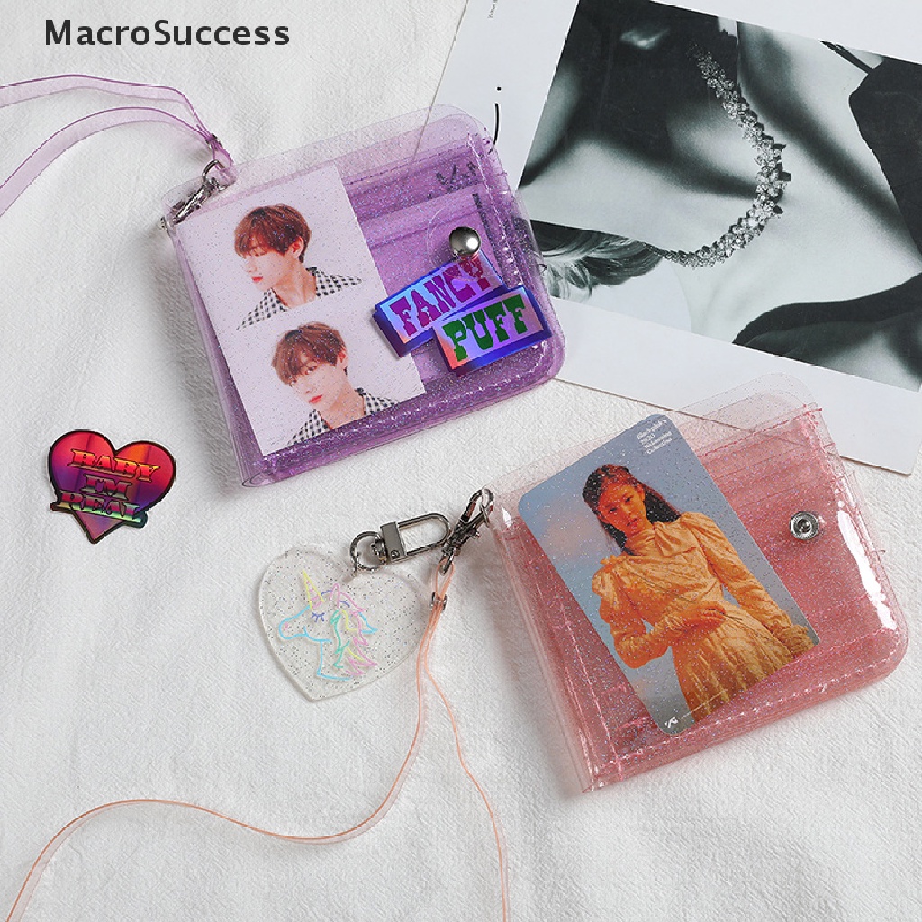 [MAR] Transparent Purse PVC Clear Jelly Bag Mini Money Wallet Card ...