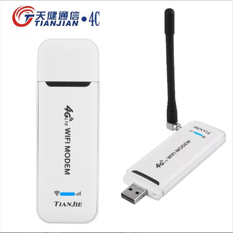 Unlock/Wireless/Portable 4G SIM Card Data Router LTE USB Wifi+1*Antenna ...