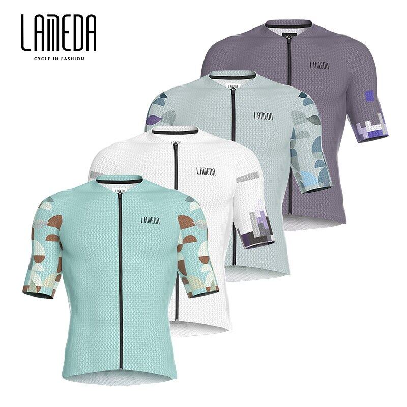 LAMEDA New Cycling Clothes Short Sleeves Men's Quick Dry Top Summer Mountain Road Bike Clothing ...