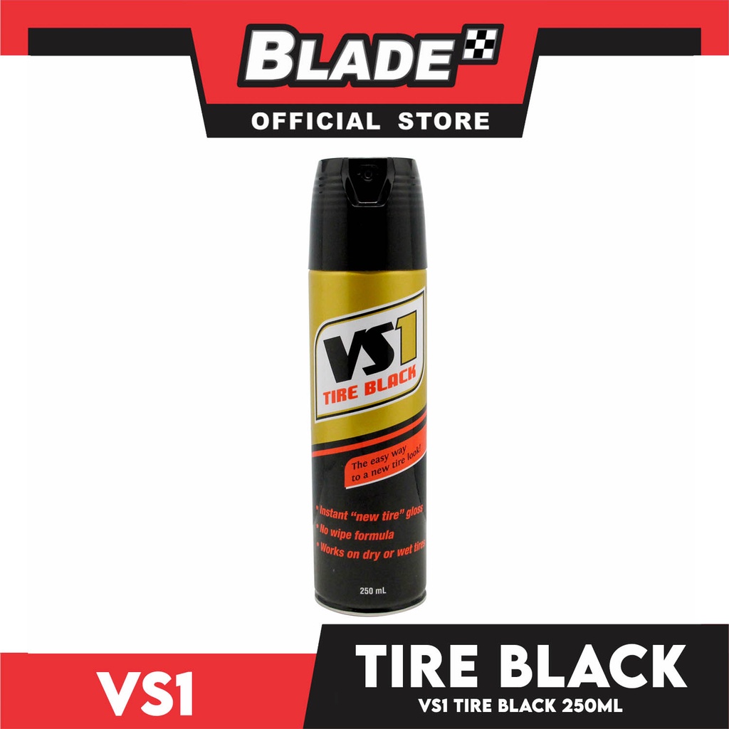 VS1 Tire Black 250ml Provides Long-Lasting And High Finish Gloss ...