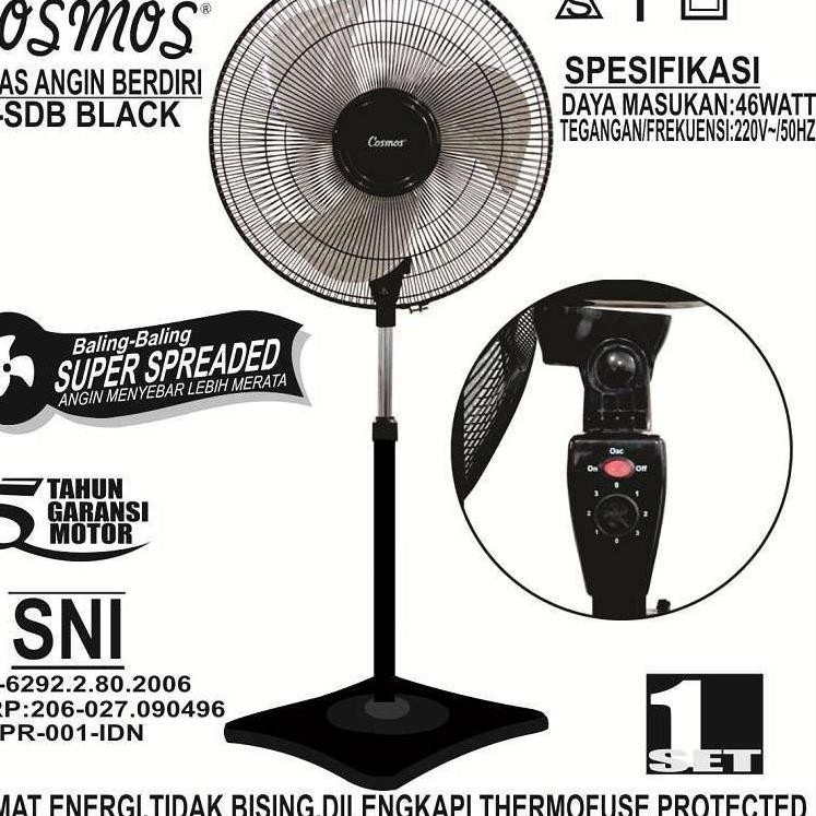 Cosmos 16 inch 16 "fan stand fan stand - @ sdb 16sdb black edition ...