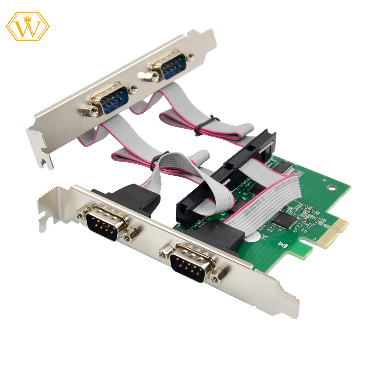 Pcie 4s serial port card industrial com port expansion card | BeeCost