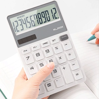 Nusign by Deli Simple Portable Calculator Student Office Supplies Dual ...