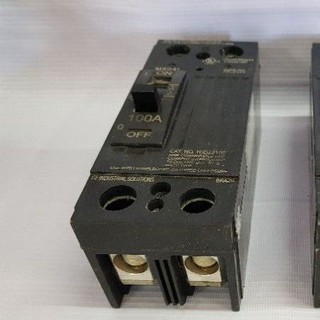 GE TQD Circuit Breaker 2 Pole 100A, 125A, 150A, 175A, 200A, 225A Molded Moulded Case MCCB ...