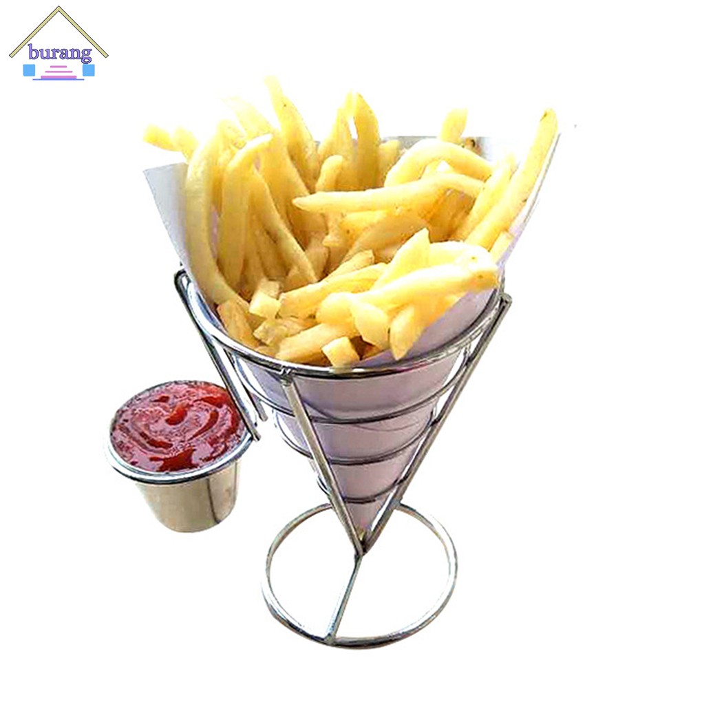 One Sauce Stand Cone Fries Holder Popcorn Vegetables Fruit Appetizers ...