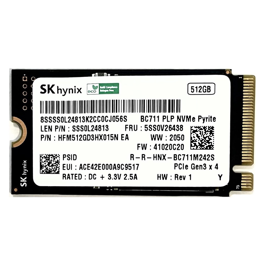 SK Hynix BC711 512GB M.2 2242 NVMe Replacement Internal SSD ...