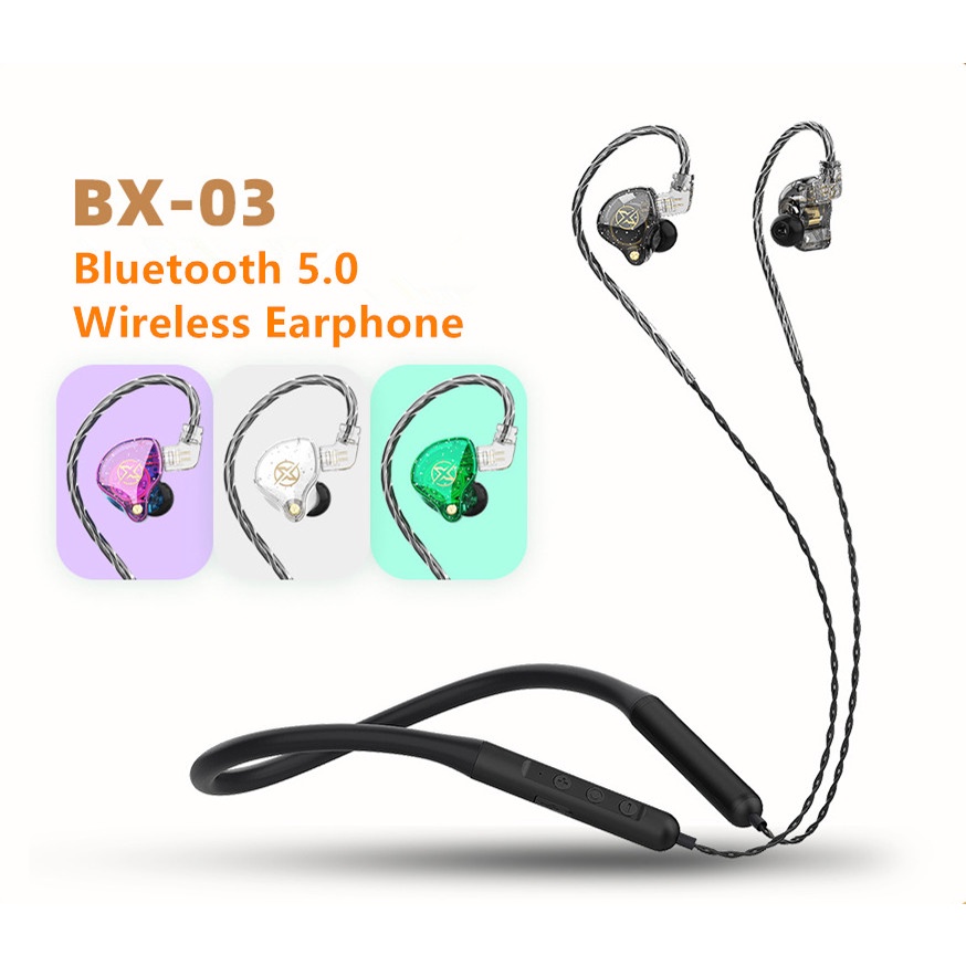 BX-03 Bluetooth 5.0 Earphones Magnetic Wireless Headphones Noise ...