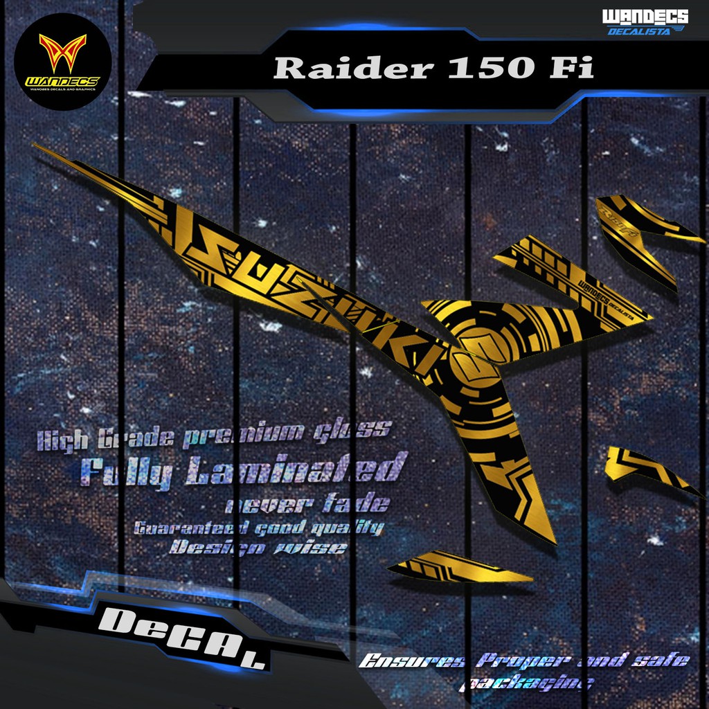 Raider 150 Fi Decals Circuit Concept | Shopee Philippines