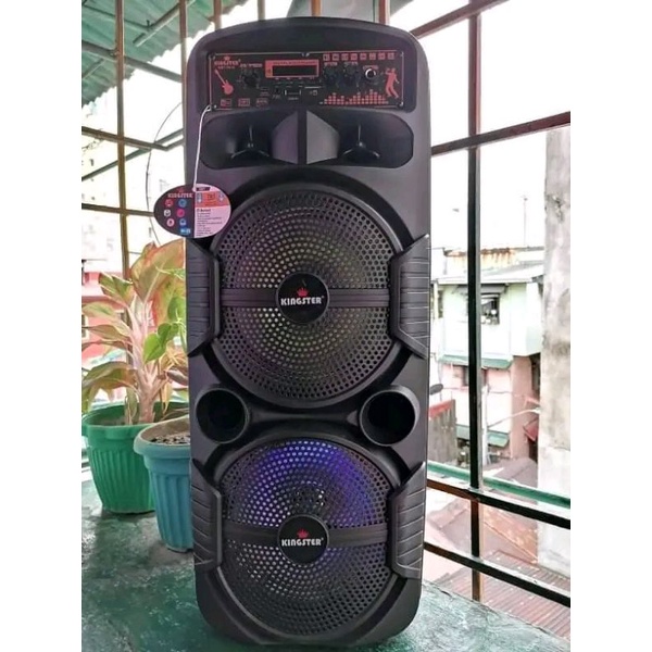 Karaoke Big Size Double Bluetooth Karaoke Speaker Auxillary Fmradio ...