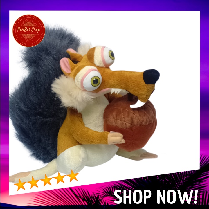 Ice Age Scrat Plush Toys Original | Scrat Stuffed Toy Plush toys ...