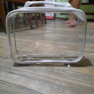 Transparent Pouch Hygiene Kit with handle (CUSTOMIZE) | Shopee Philippines