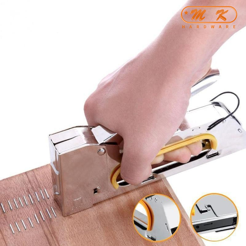 Heavy Duty Gun Tacker nail gun | Shopee Philippines