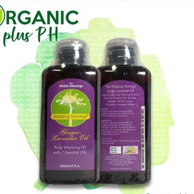 First Vita Plus Moringga Lavander Massage Oil Shopee Philippines