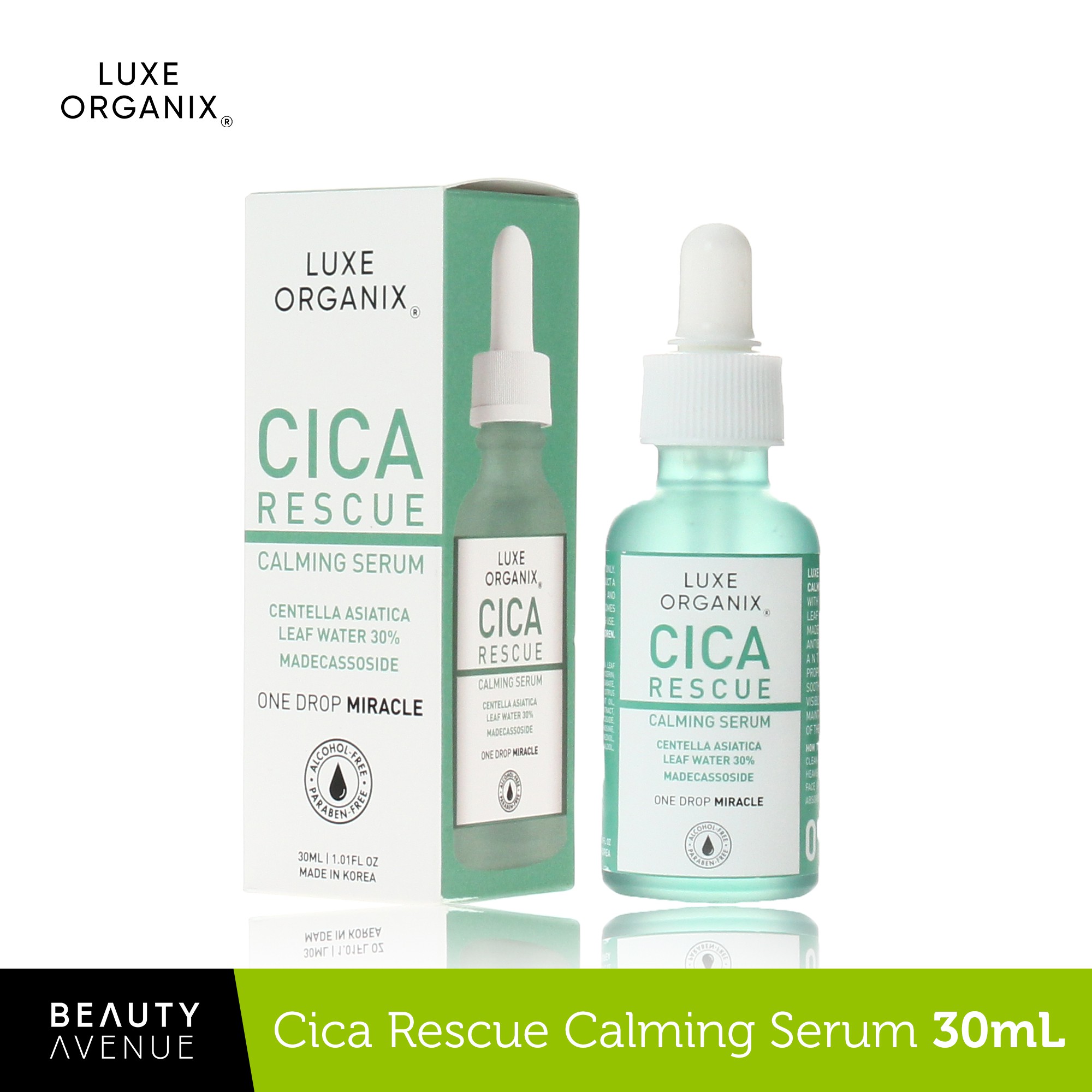 Luxe Organix Cica Rescue Calming Serum 30ml | Shopee Philippines