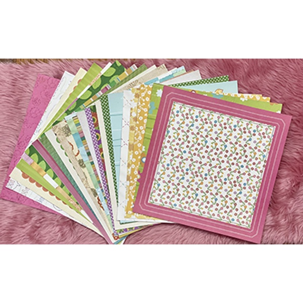 DCWV 12X12 PAPER STACK - THE HOME SPUN 24 PCS | Shopee Philippines