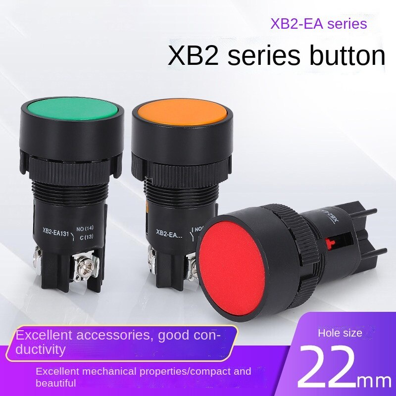 Plastic mixer box push button switch ng XB2-EA142 XB2-EA131 push button switch na nagbubukas ng ...