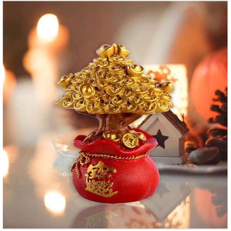 Money Tree Wealth and Good Luck Feng Shui Money Tree for Bedroom Living ...