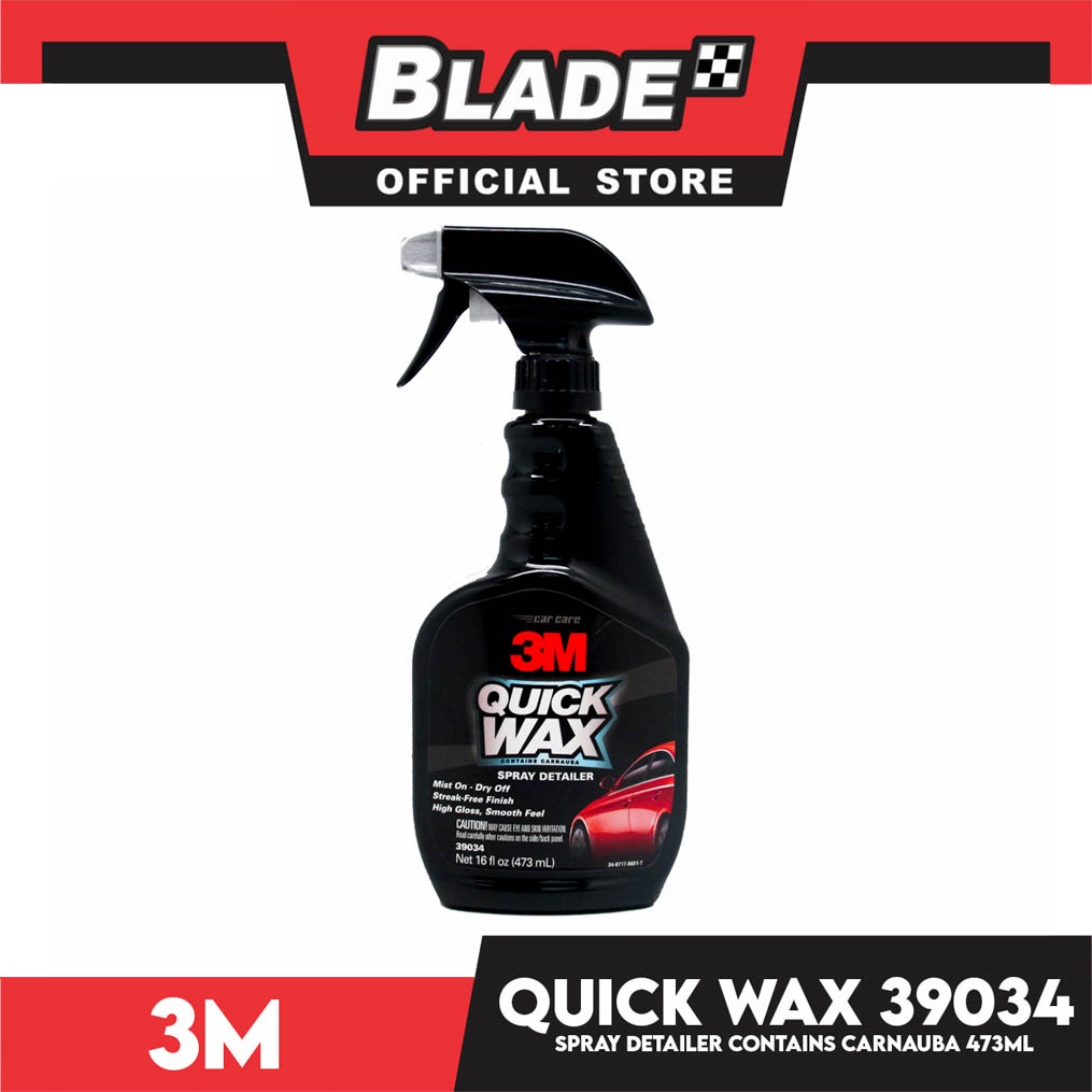 3M Quick Wax 39034 473ml (Black) | Shopee Philippines
