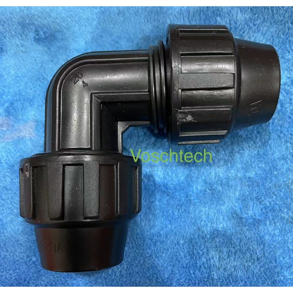 Pe Compression Fittings Elbow 1/2" 3/4" 1" 1 1/4" 1 1/2" 2" 2 1/2" 3" 4" | Shopee Philippines