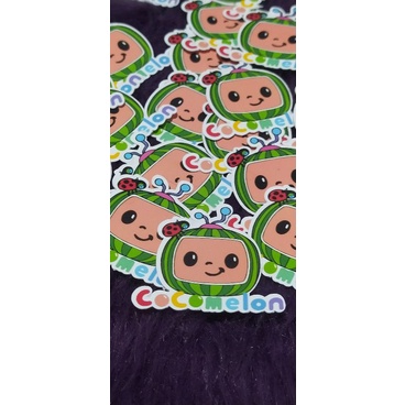 Cocomelon Glossy Stickers LOGO and Cocomelon Family | Shopee Philippines