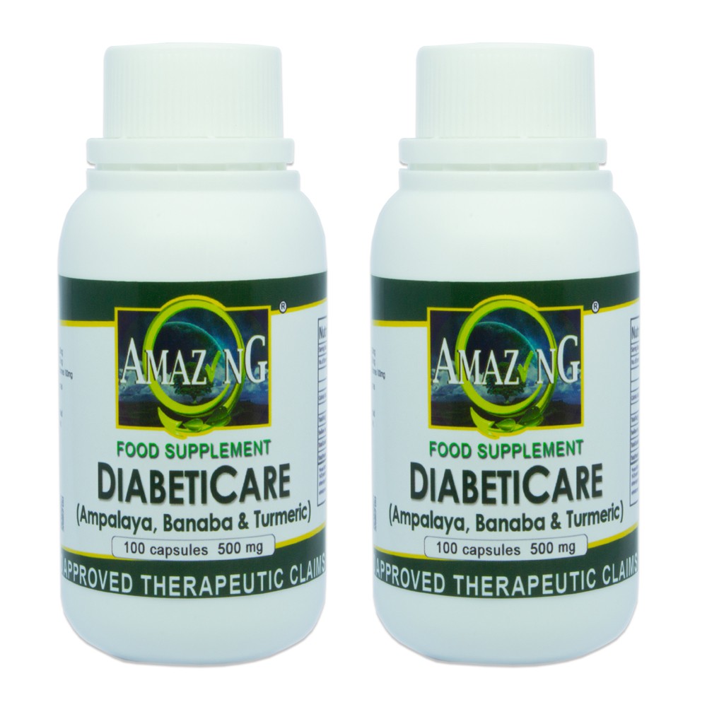 Amazing Food Supplement DiabetiCare Pure Leaf Powder 500mg Capsule ...
