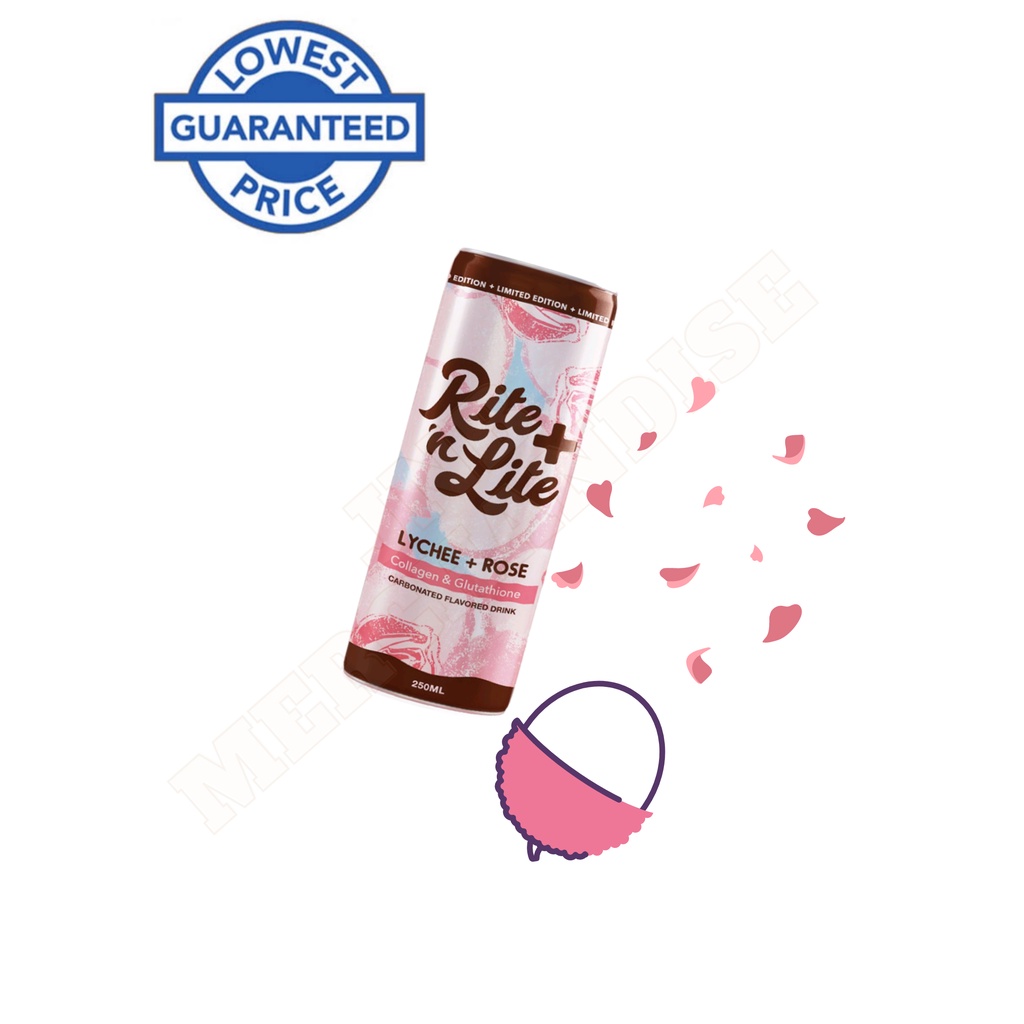 RITE N' LITE (250ml)-Lychee + Rose Flavor | Shopee Philippines