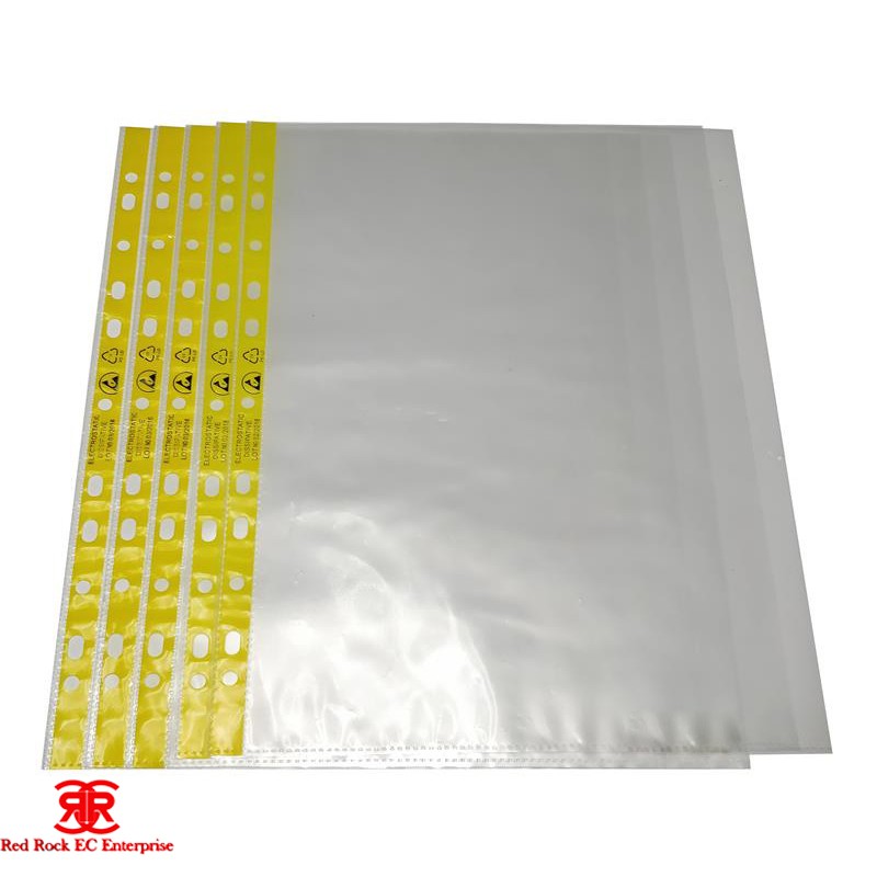 STATIC DISSIPATIVE SHEET PROTECTOR, A3, CLEAR, Quantity: 100 PCS ...