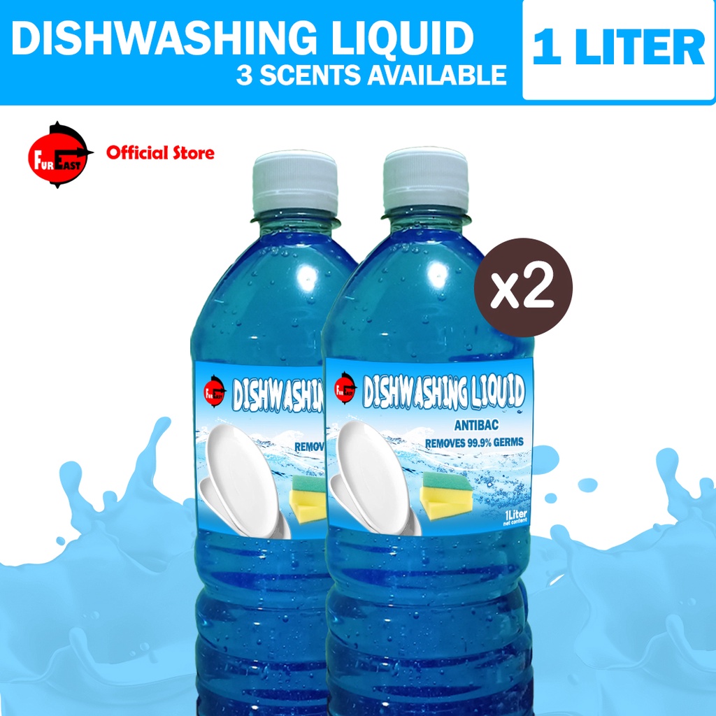 2pcs Fureast Dishwashing Liquid 1 Liter | Shopee Philippines