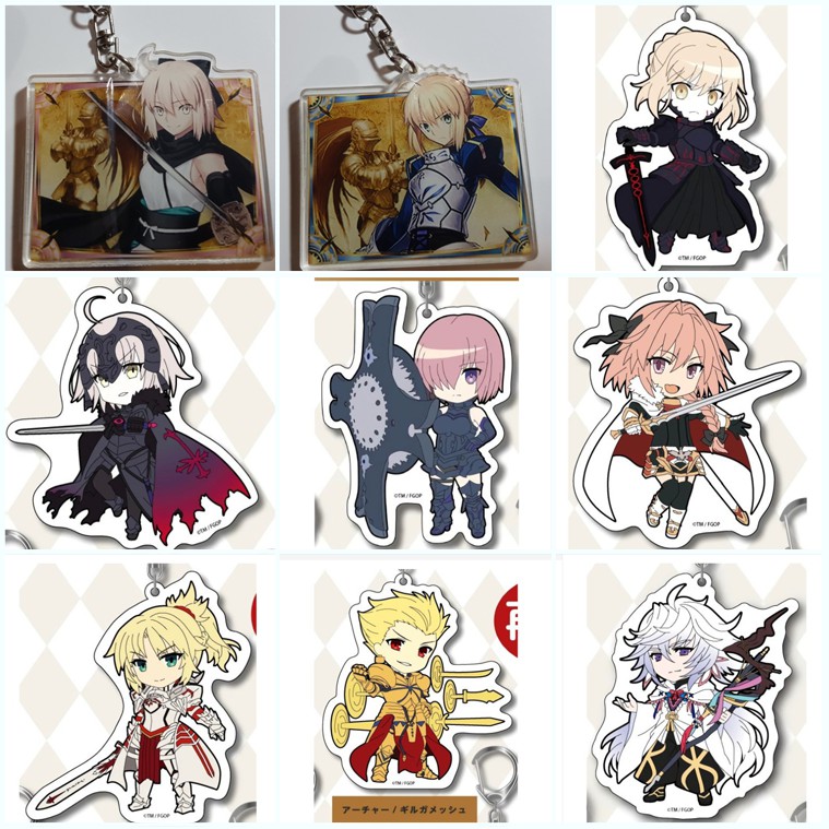 Fate Grand Order FGO Character Premium Anime Acrylic Keychain | Shopee ...