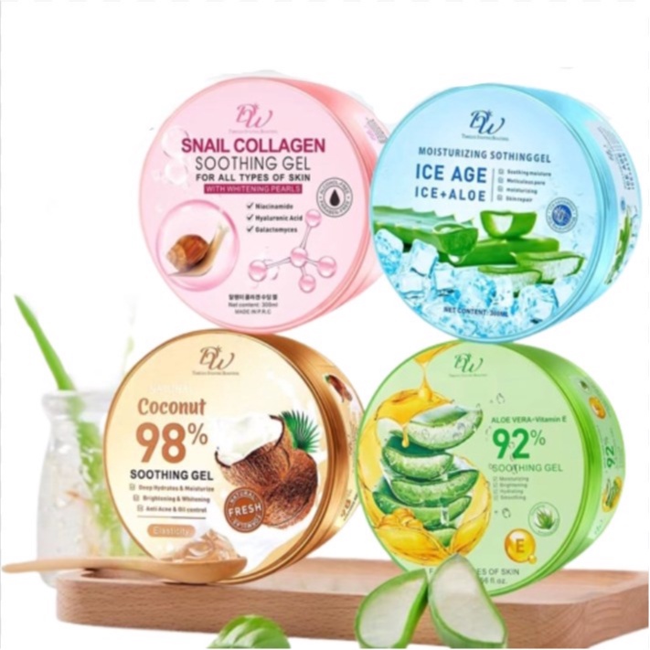 AIC Aloe Vera & Vitamin E Soothing Gel Moisturizing Brightening ...