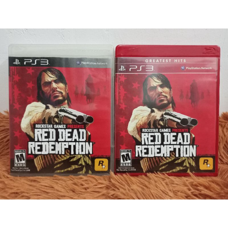 PS3 Red Dead Redemption RDR Standard & Greatest Hits Edition | Shopee ...