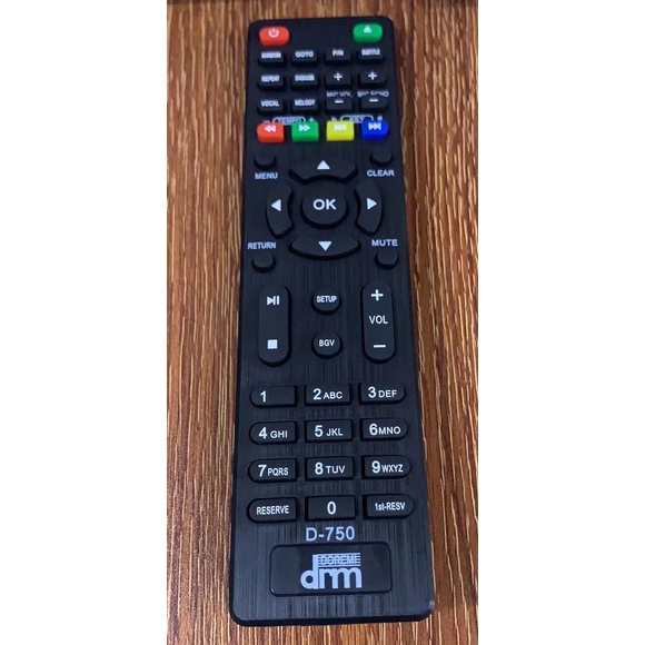 Megapro DOREMI D-750 Player Original Handle Remote control | Shopee ...