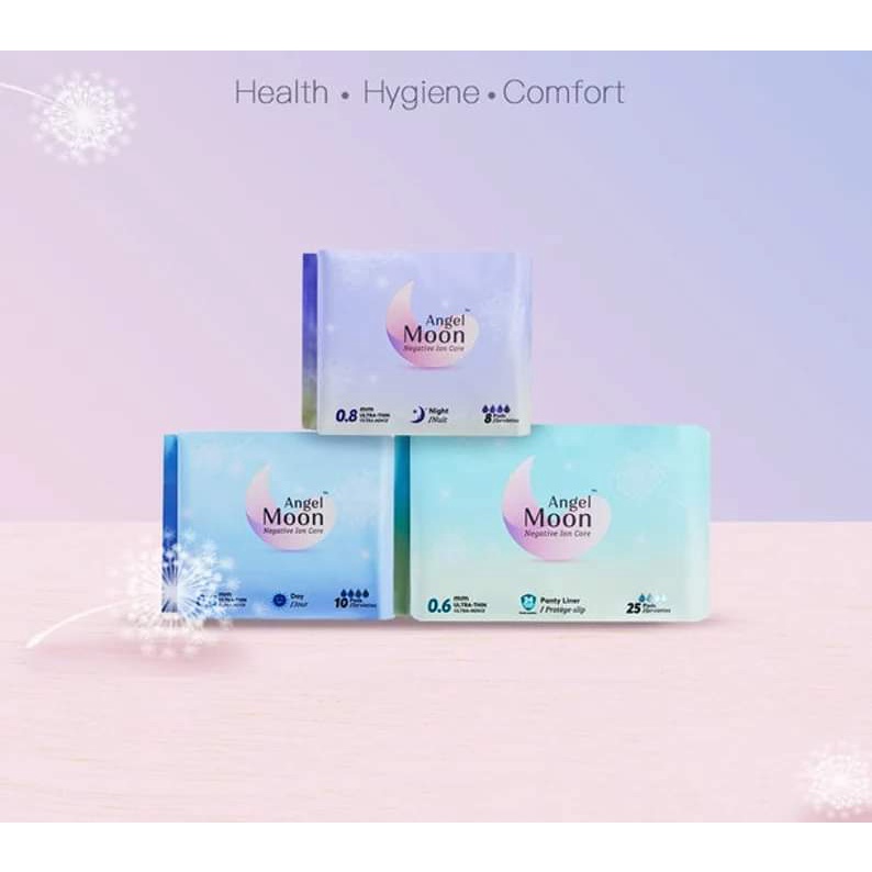 Angel Moon Negative Ion Core Sanitary Pads | Shopee Philippines