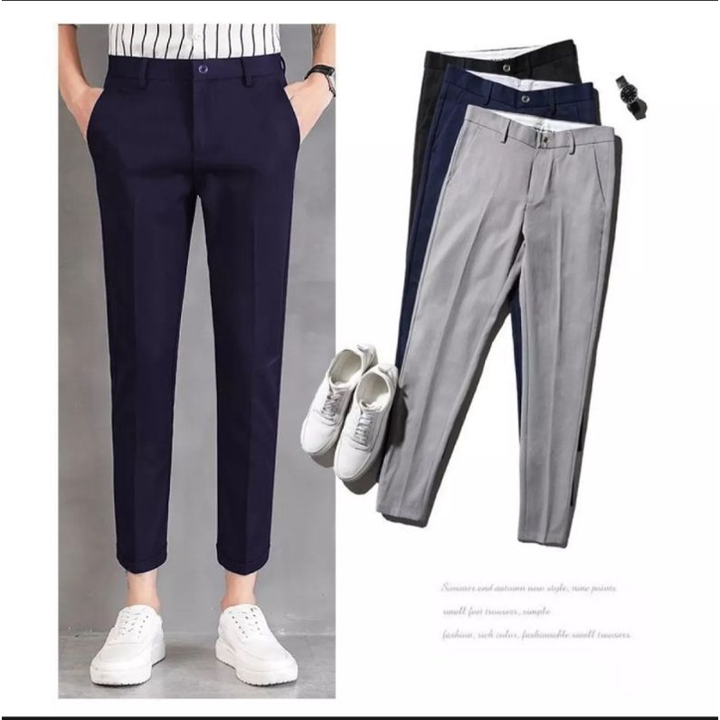 3 Colors Trouser slacks korean style for men, | Shopee Philippines